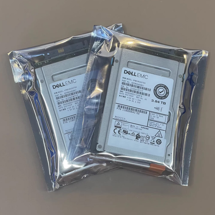 Brand new 0-power DELL EMC D4F-2SFXL2-3840 005053577 unit XT 3.84TB ...